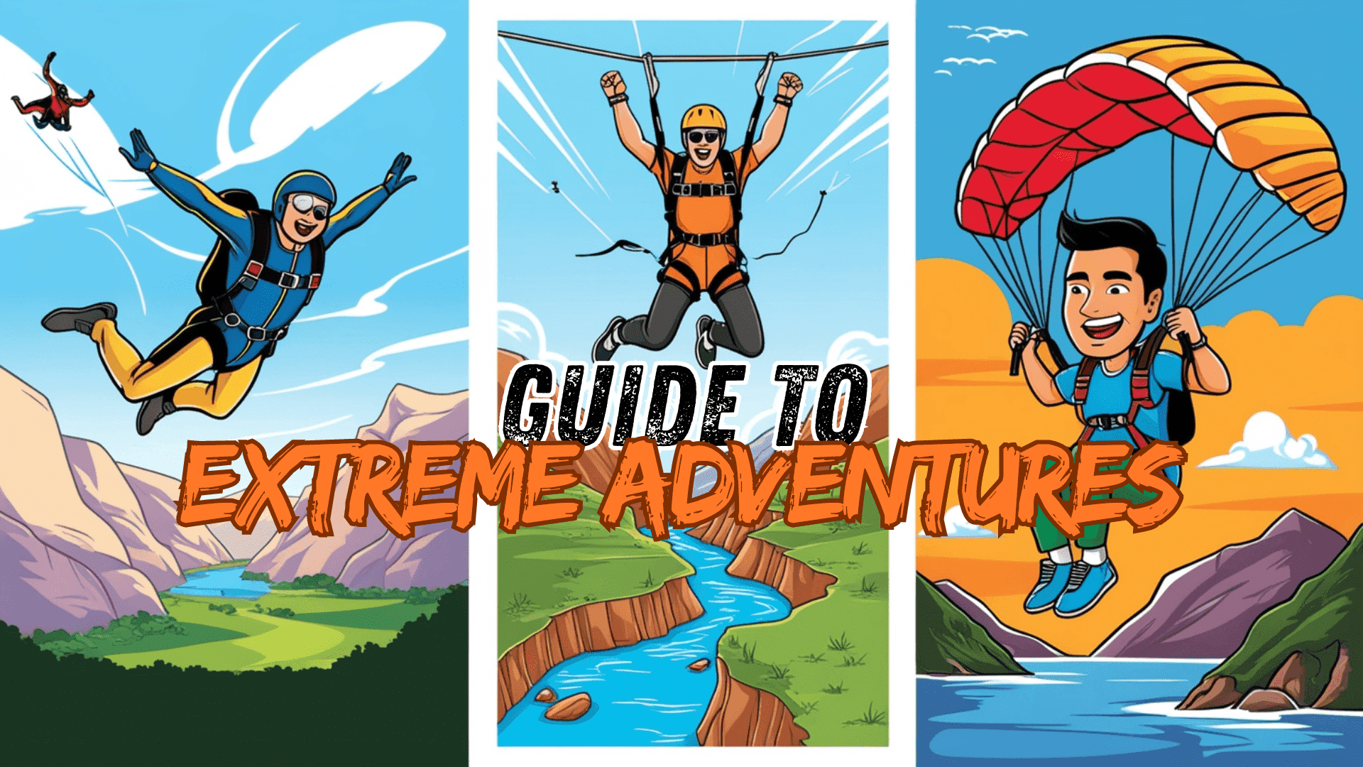 Extreme Adventures: Skydiving, Bungee Jumping, and Paragliding ...
